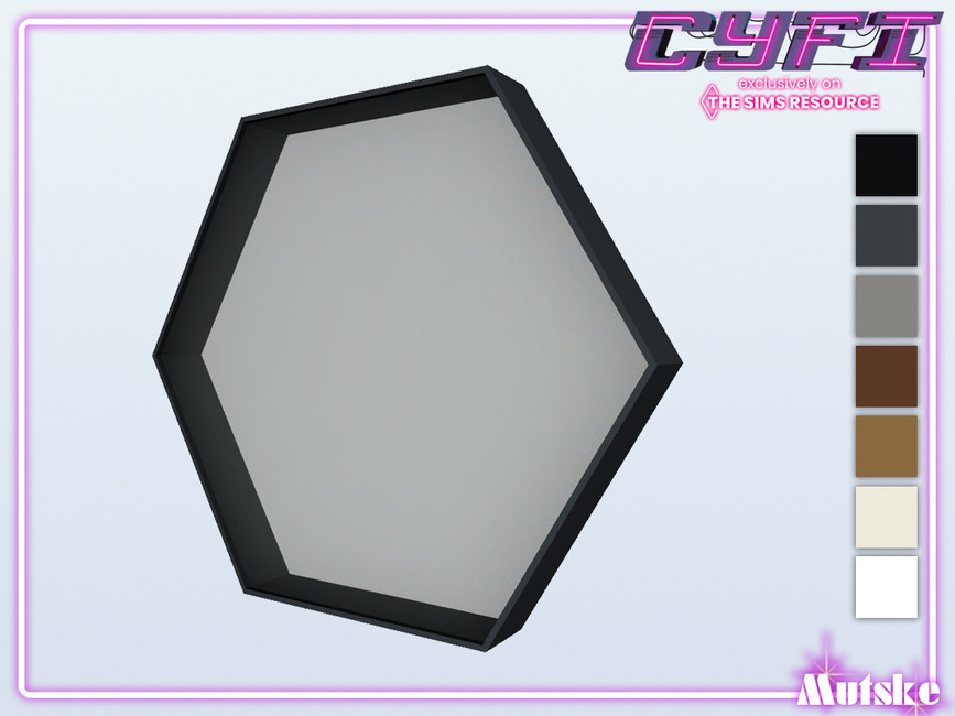 The Sims Resource - CyFi Hexagon Window Type A 2x1