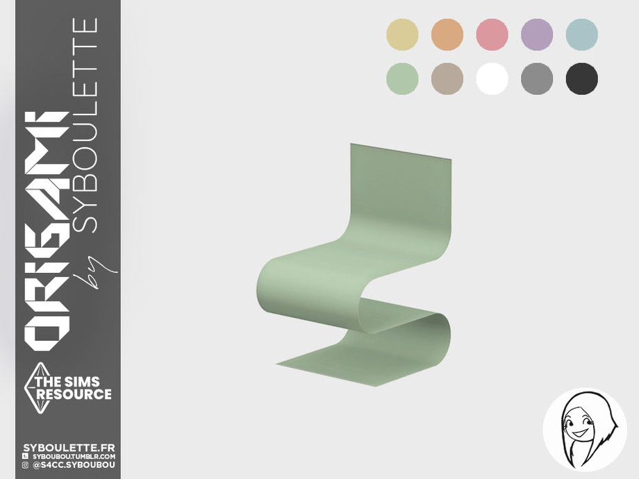 The Sims Resource | Origami - Armchair