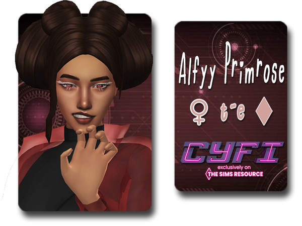 The Sims Resource | [Cyfi] Primrose Hairstyle