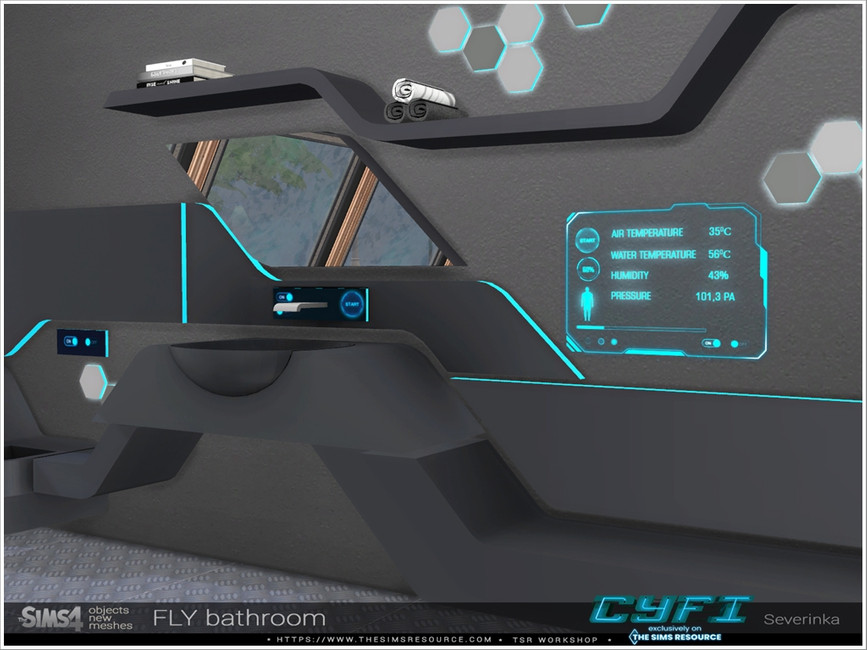 The Sims Resource - CyFi Fly bathroom
