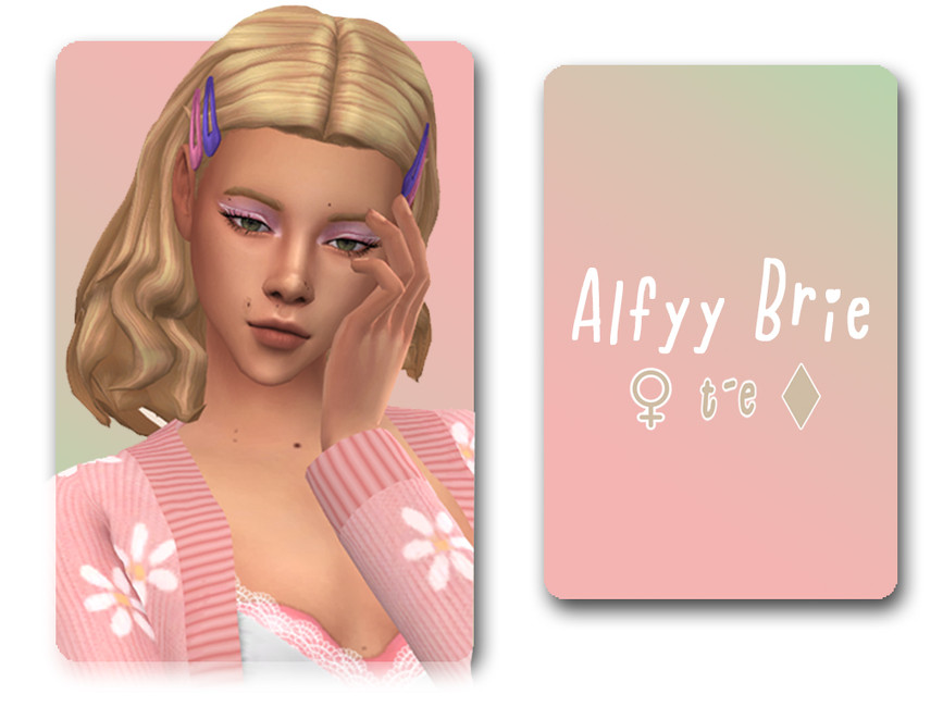 The Sims Resource - [Patreon] Brie Hairstyle