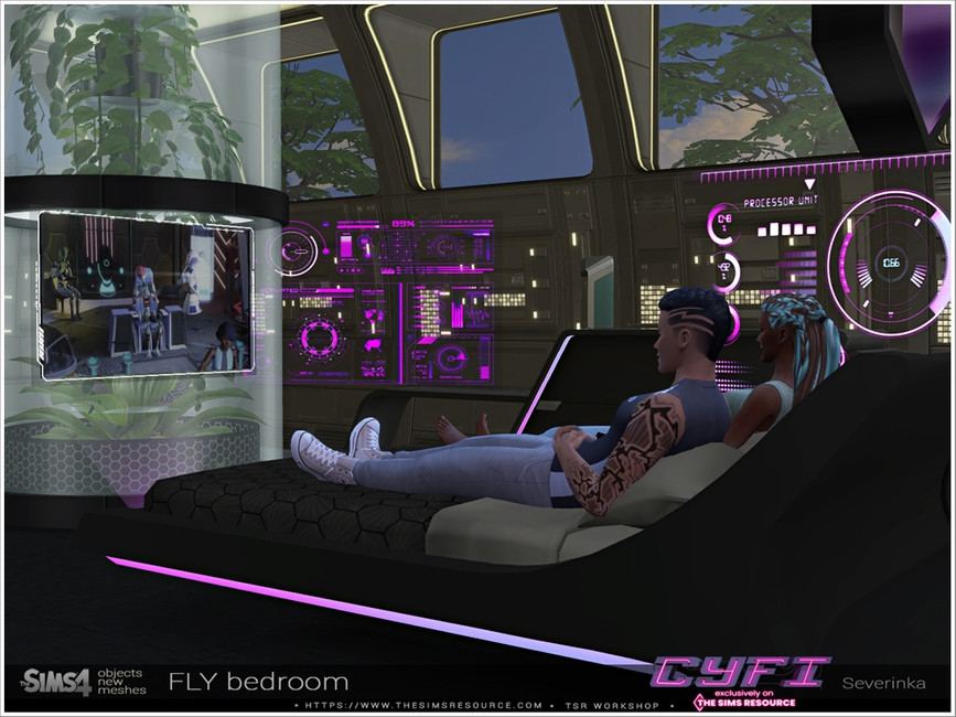 The Sims Resource - CyFi Fly bedroom
