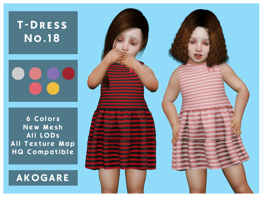 The Sims Resource - T-Dress No.18