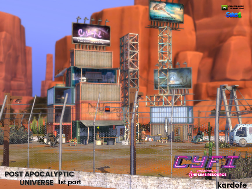The Sims Resource - CYFI Post apocalyptic universe