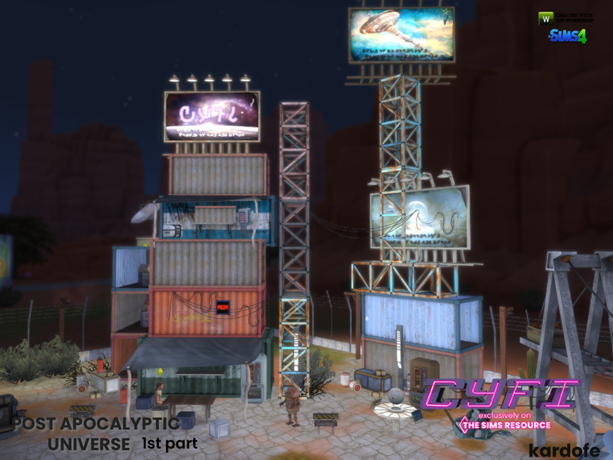 The Sims Resource - CYFI Post apocalyptic universe
