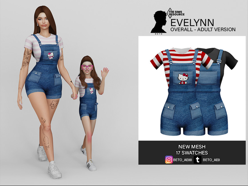 The Sims Resource - Evelynn - (Overall - Adult Version)