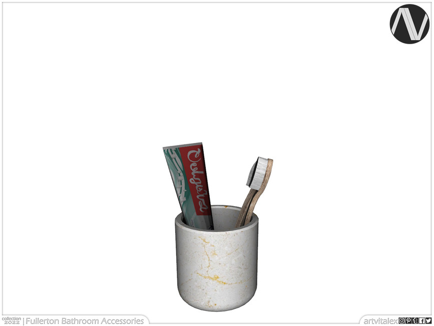 The Sims Resource - Fullerton Toothbrush And Paste