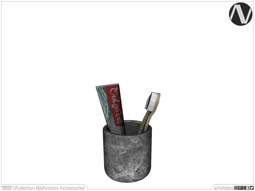 The Sims Resource - Fullerton Toothbrush And Paste