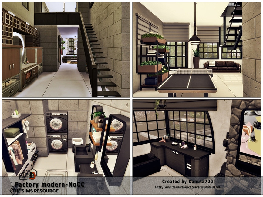 The Sims Resource - Factory Modern-NoCC