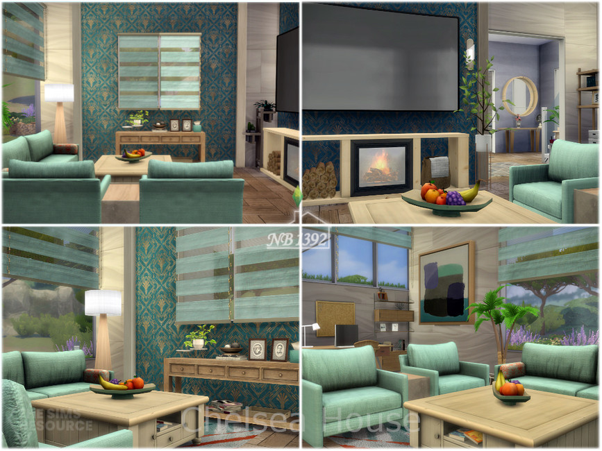 The Sims Resource - Chelsea House (CC only TSR)