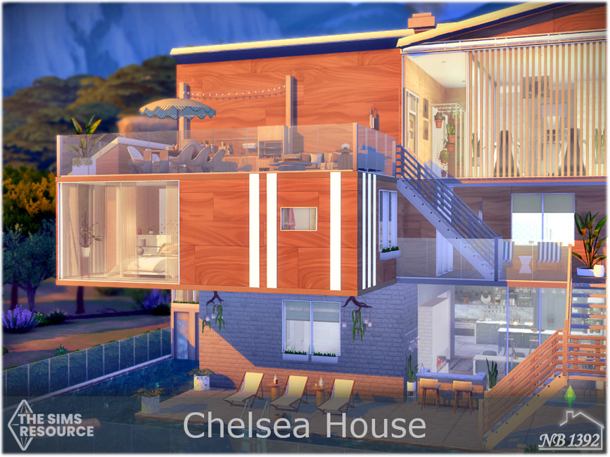 The Sims Resource - Chelsea House (CC only TSR)