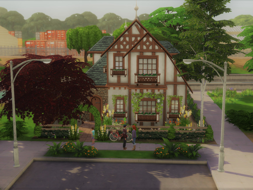 The Sims Resource - Medieval Cottage no CC