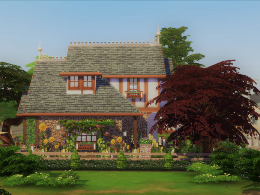 The Sims Resource - Medieval Cottage no CC