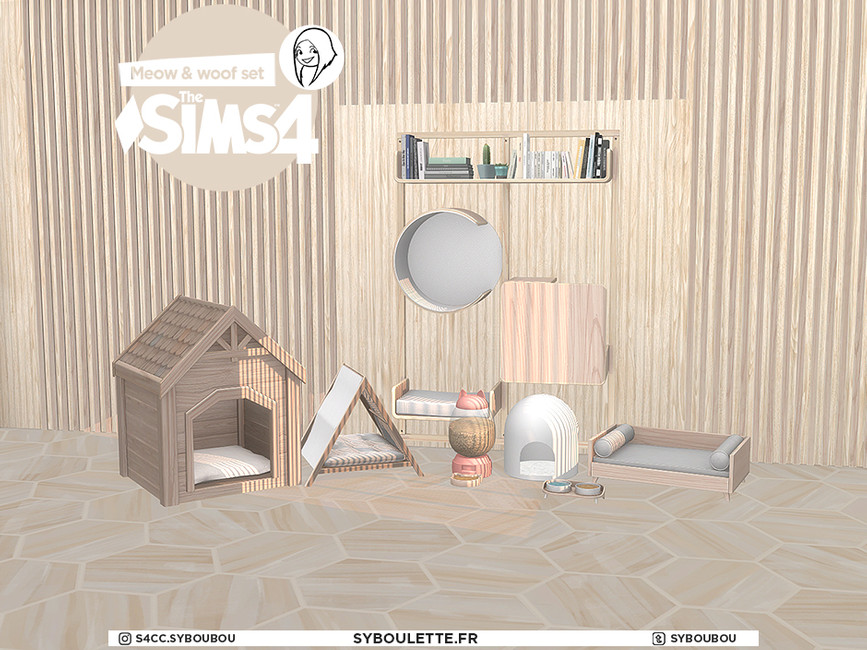 The Sims Resource - Patreon Early Release - Meow and Woof set