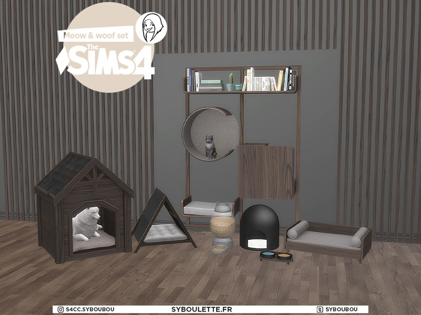 The Sims Resource - Patreon Early Release - Meow and Woof set