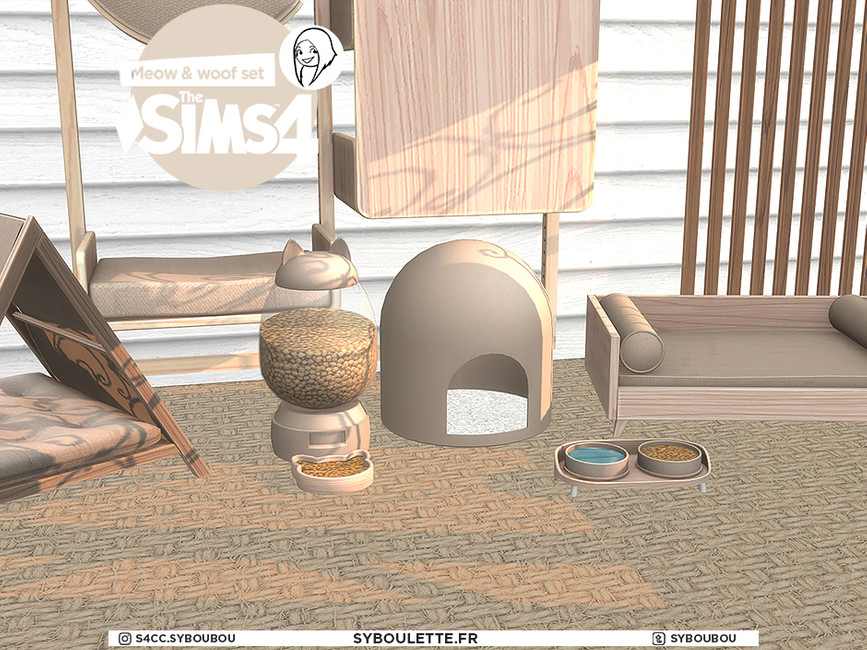 The Sims Resource - Patreon Early Release - Meow and Woof set