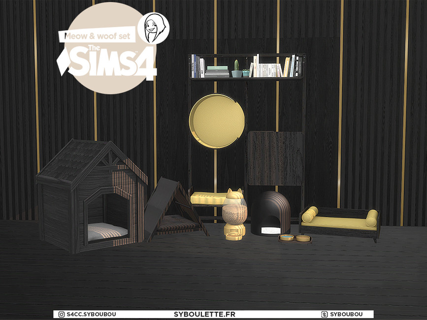 The Sims Resource - Patreon Early Release - Meow and Woof set