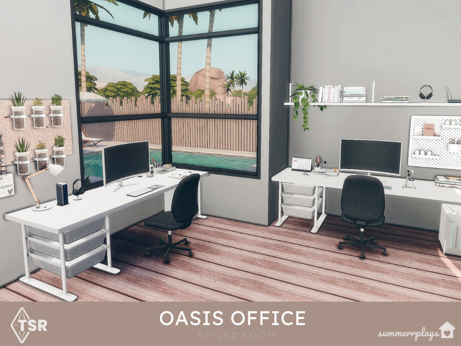 The Sims Resource | Oasis Office - TSR CC Only