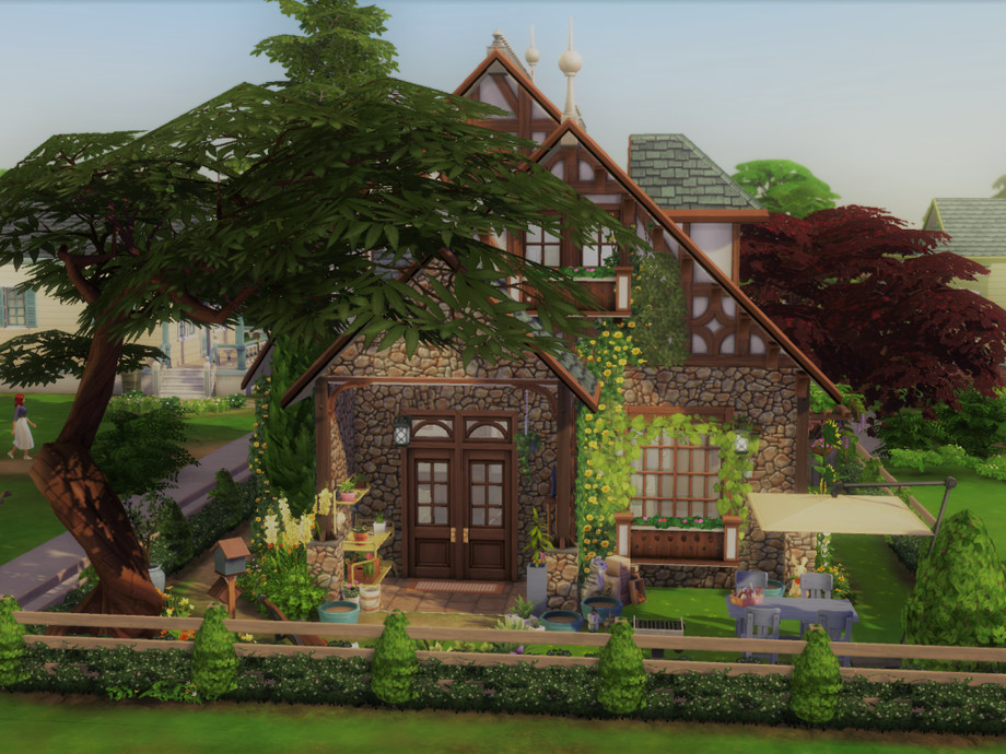 The Sims Resource | Medieval Cottage no CC