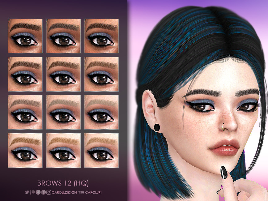 The Sims Resource - Brows 12 (HQ)