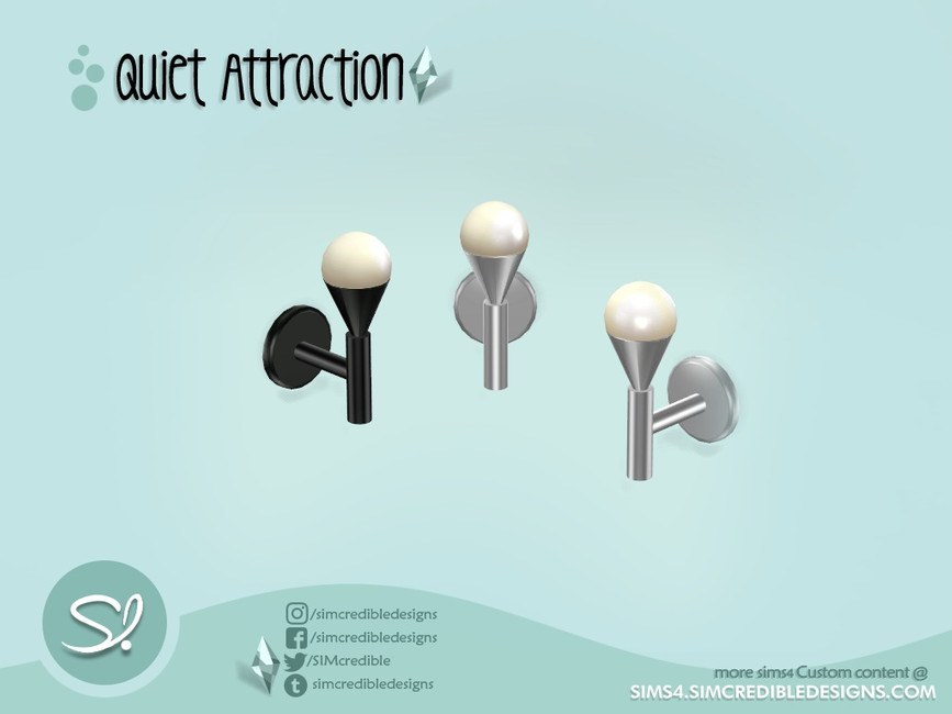 The Sims Resource - Quiet Attraction Sconce