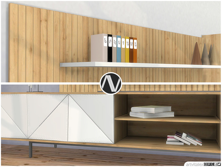 The Sims Resource - Iona Living Room TV Units