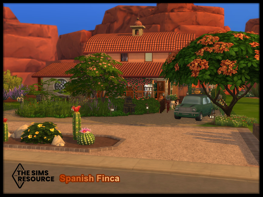 The Sims Resource - Spanish Finca No CC