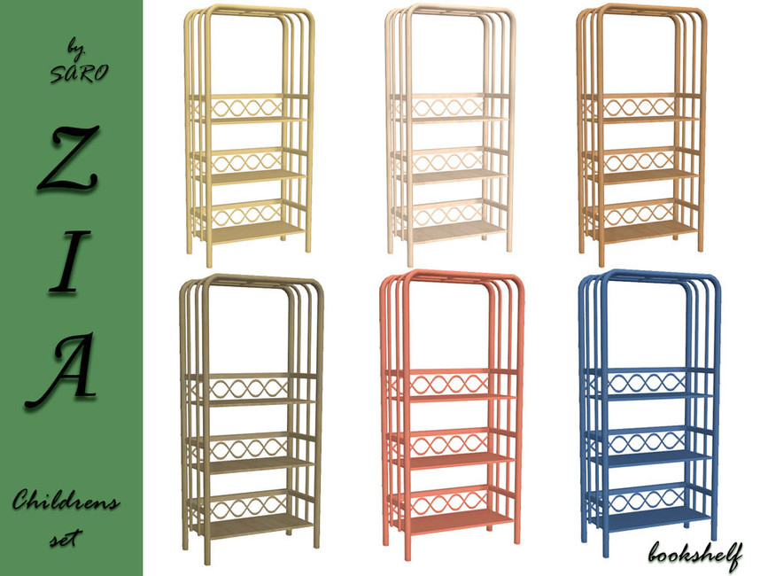 The Sims Resource - SARO kids bookshelf