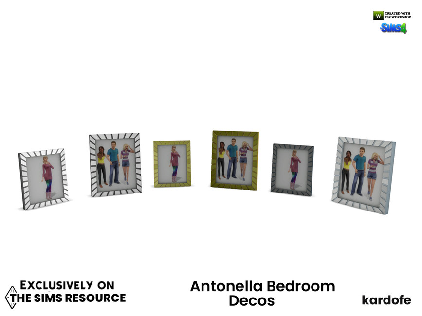 The Sims Resource - kardofe_Antonella Bedroom_Squares