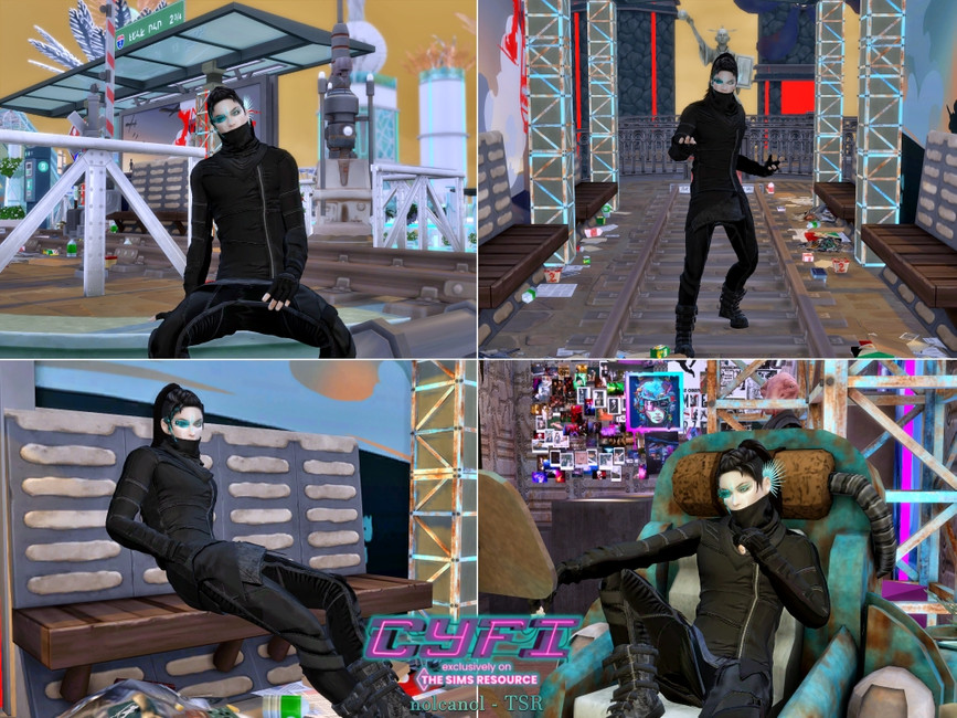 The Sims Resource - CyFi Davian Xan / TSR CC Only