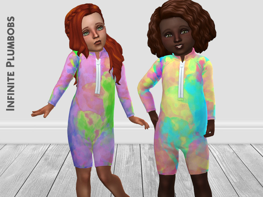 The Sims Resource - Toddler Watercolour Wetsuit