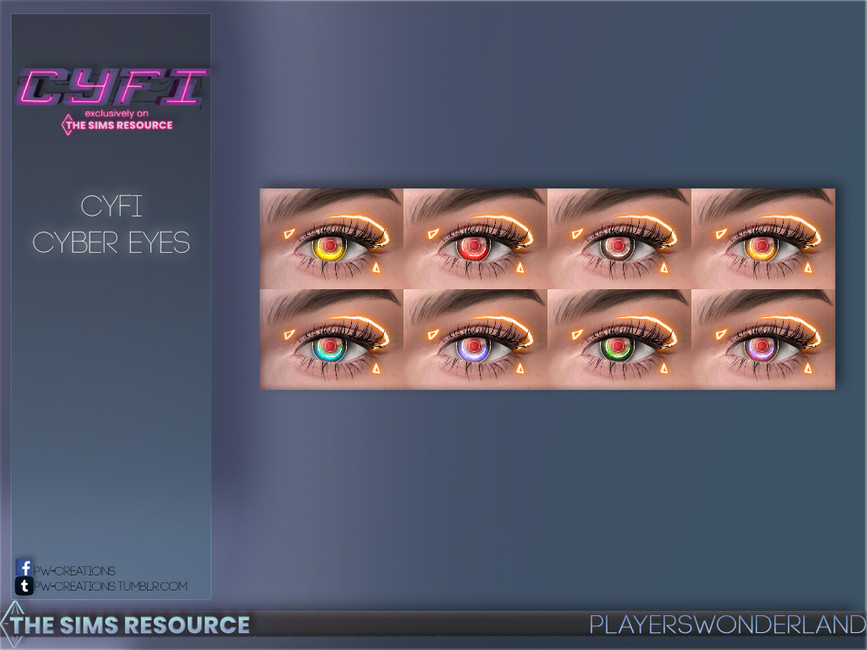 The Sims Resource - CyFi Cyber Eyes