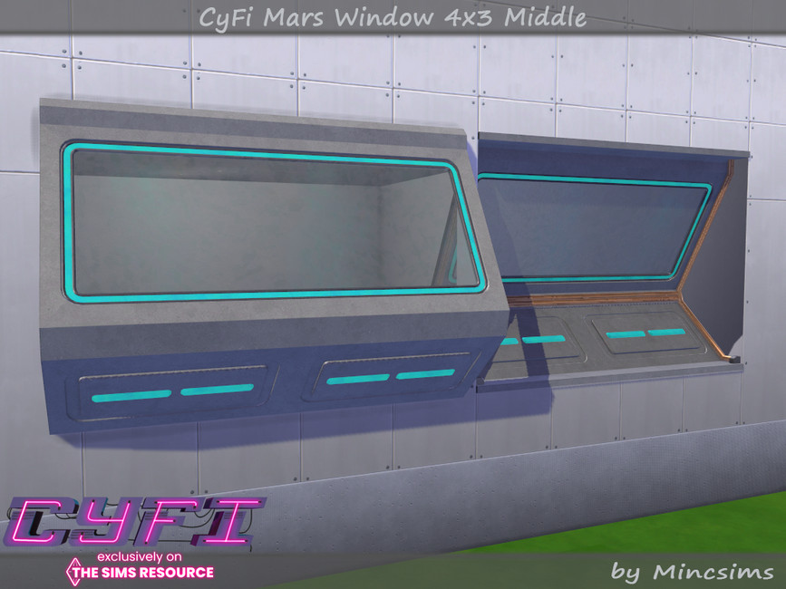 The Sims Resource - CyFi Mars Window 4x3 Middle