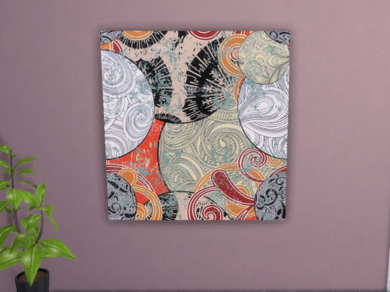 The Sims Resource - Abstract Paintings