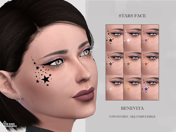The Sims Resource | Stars Face [HQ]