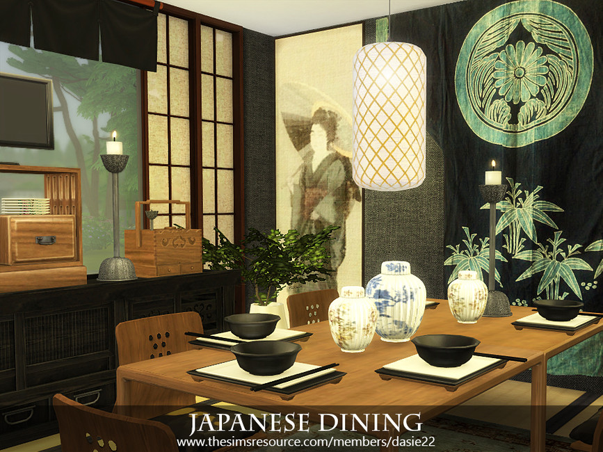 The Sims Resource - Japanese Dining