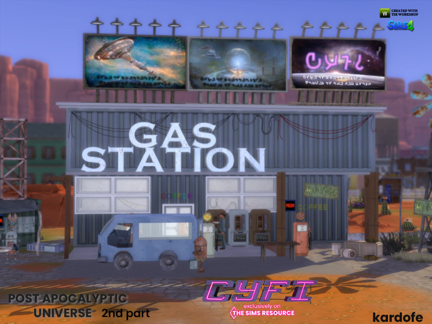 The Sims Resource - CYFI Post apocalyptic universe 2