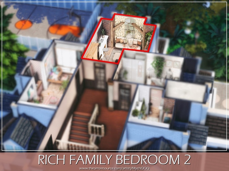 The Sims Resource - Rich Family Bedroom 2