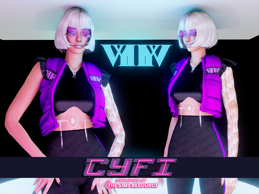 The Sims Resource - CyFi Collection - Top