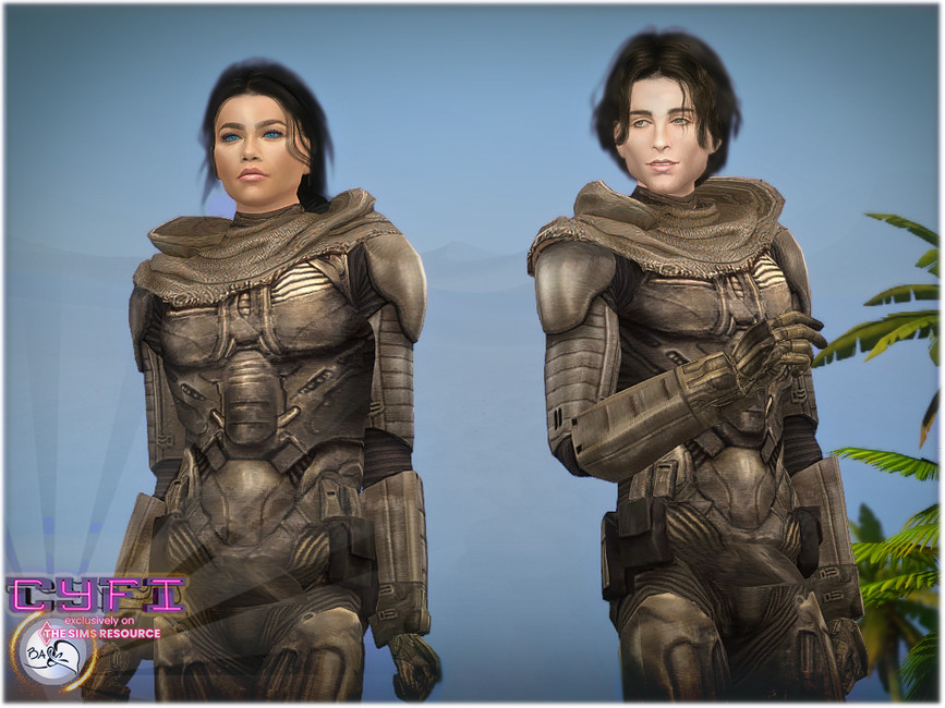 The Sims Resource - SIM Zendaya as Chani [Dune, inspiration] - CyFi