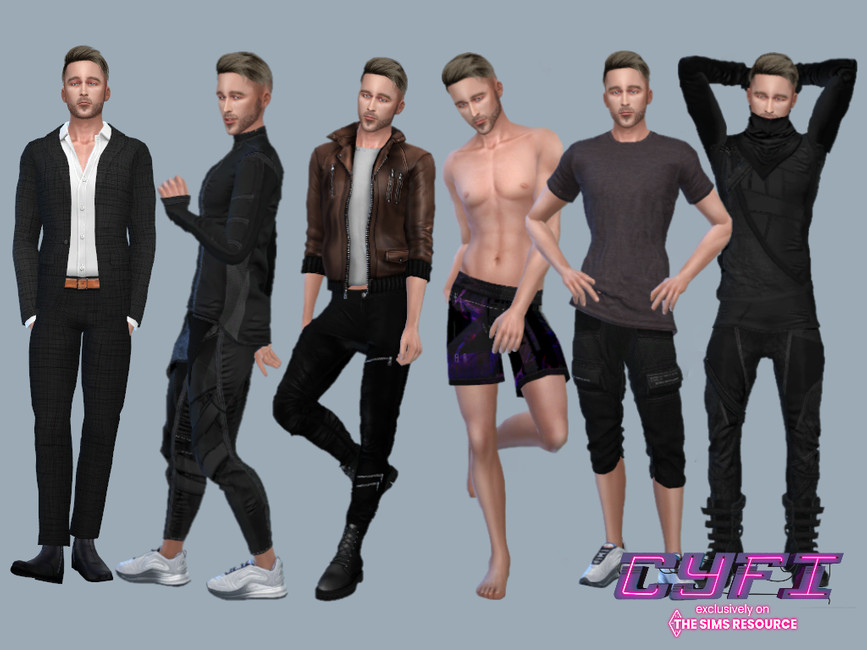 The Sims Resource - [CyFi] Ryan Gosling as Officer K - Blade Runner 2049