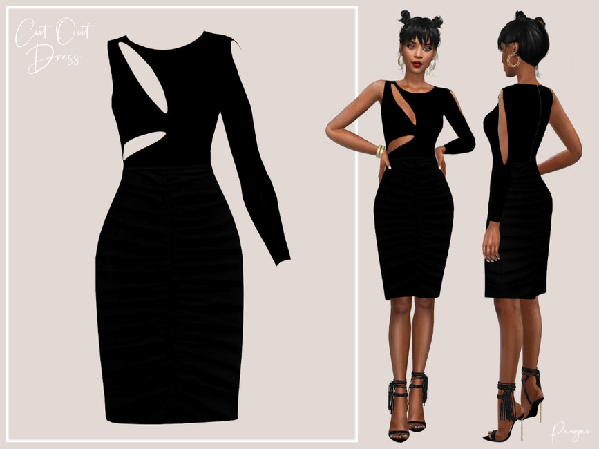 The Sims Resource - CutOut Dress