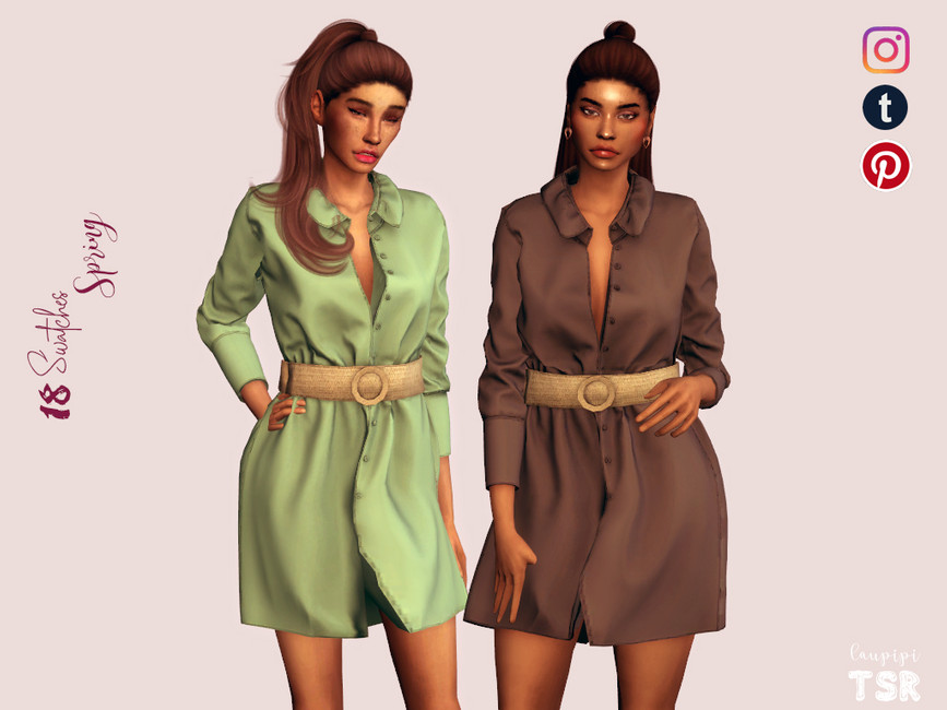 The Sims Resource - Spring Dress - DR453