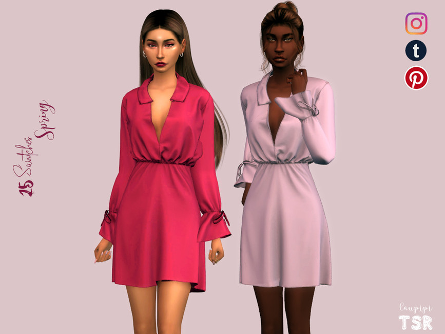 The Sims Resource - Spring Dress - DR454