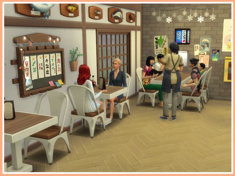 The Sims Resource | Sushi Yokubari (Restaurant - no CC)