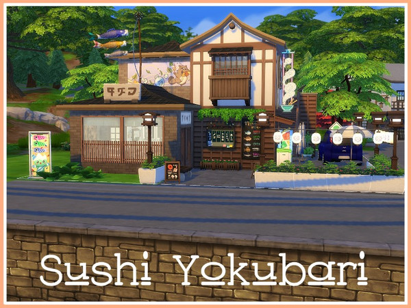 The Sims Resource | Sushi Yokubari (Restaurant - no CC)