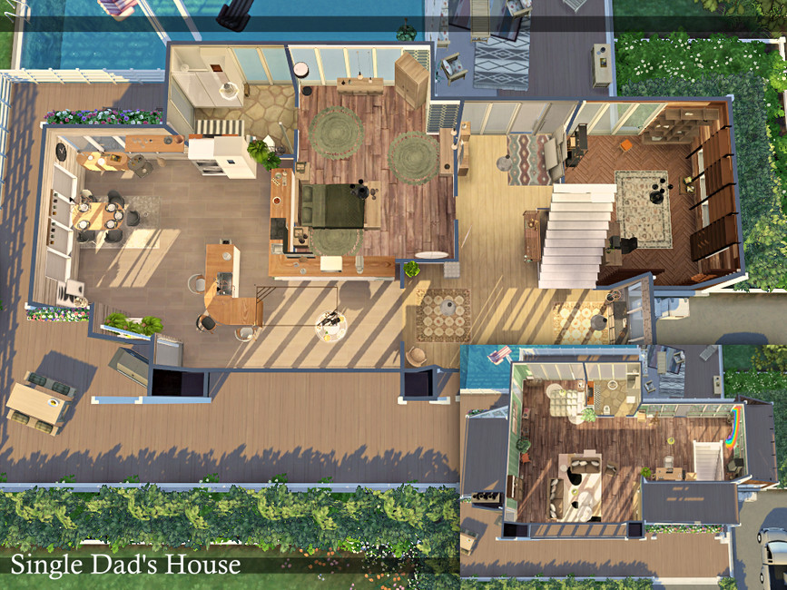 The Sims Resource - Single Dad's House | CC only TSR