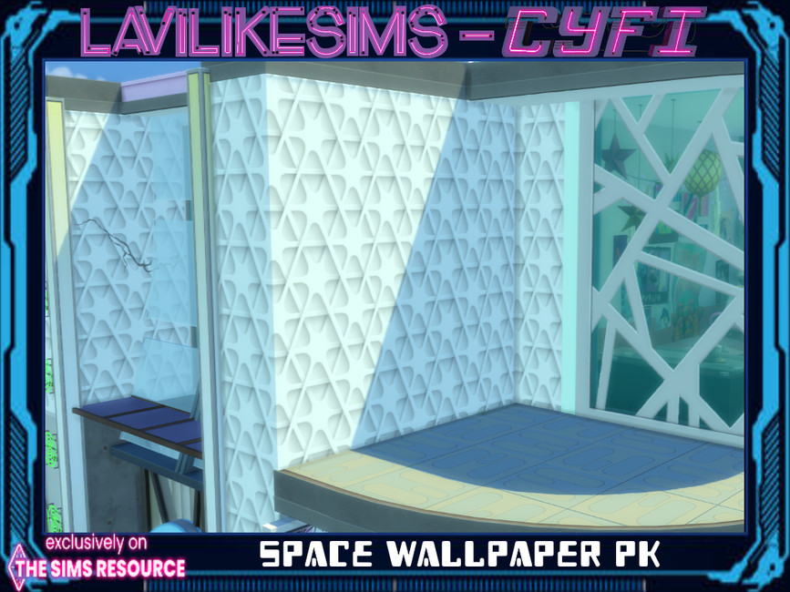 The Sims Resource - Cyfi - Space Walls Pk