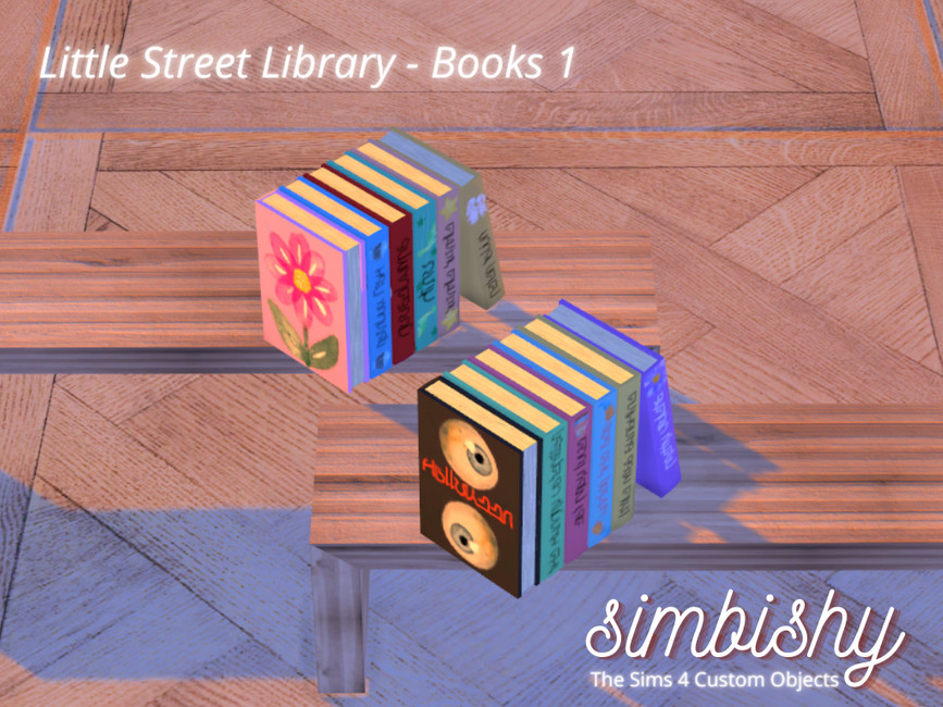 The Sims Resource - Little Street Library - Books 1