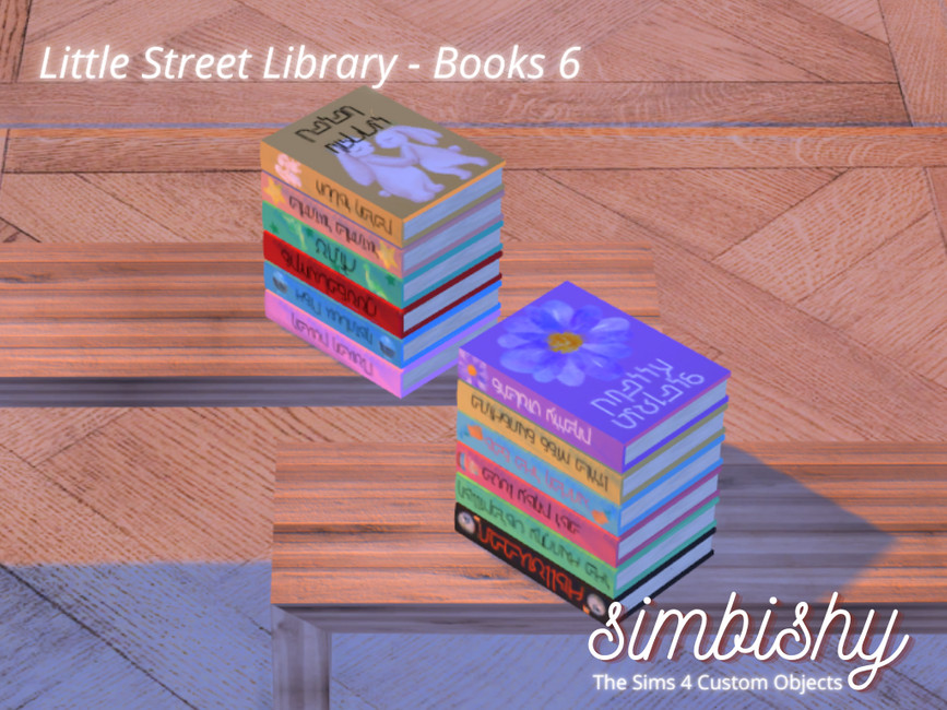 The Sims Resource - Little Street Library - Books 6